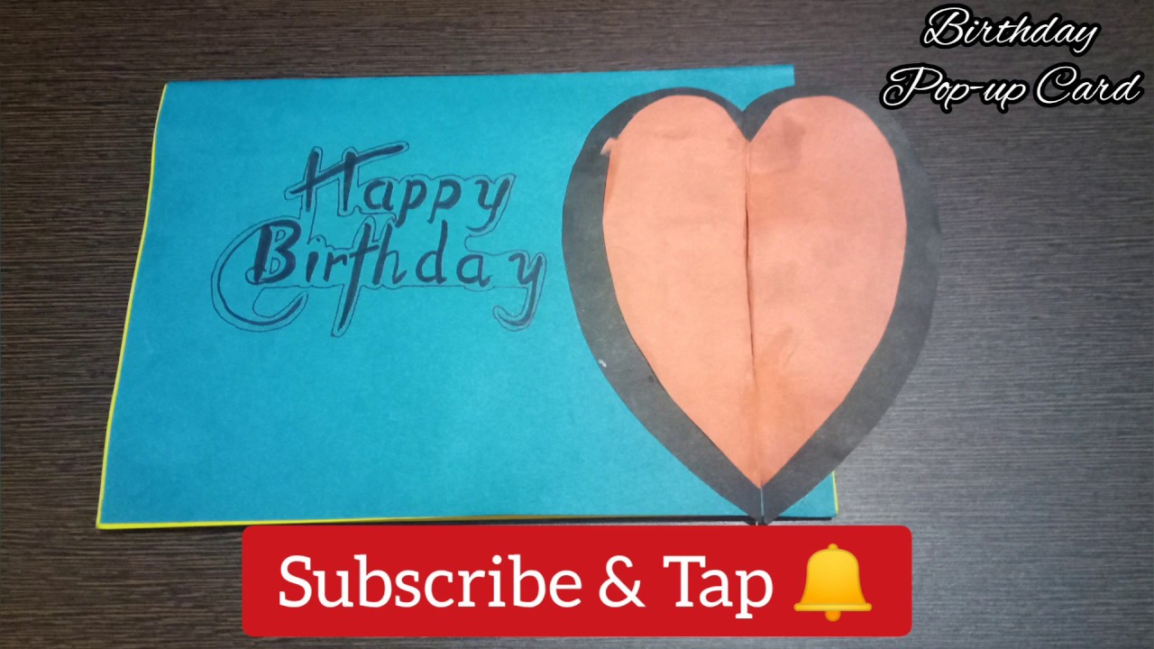 How to make Father's day, Mother's Day, Birthday, Anniversary 3D Pop up ...