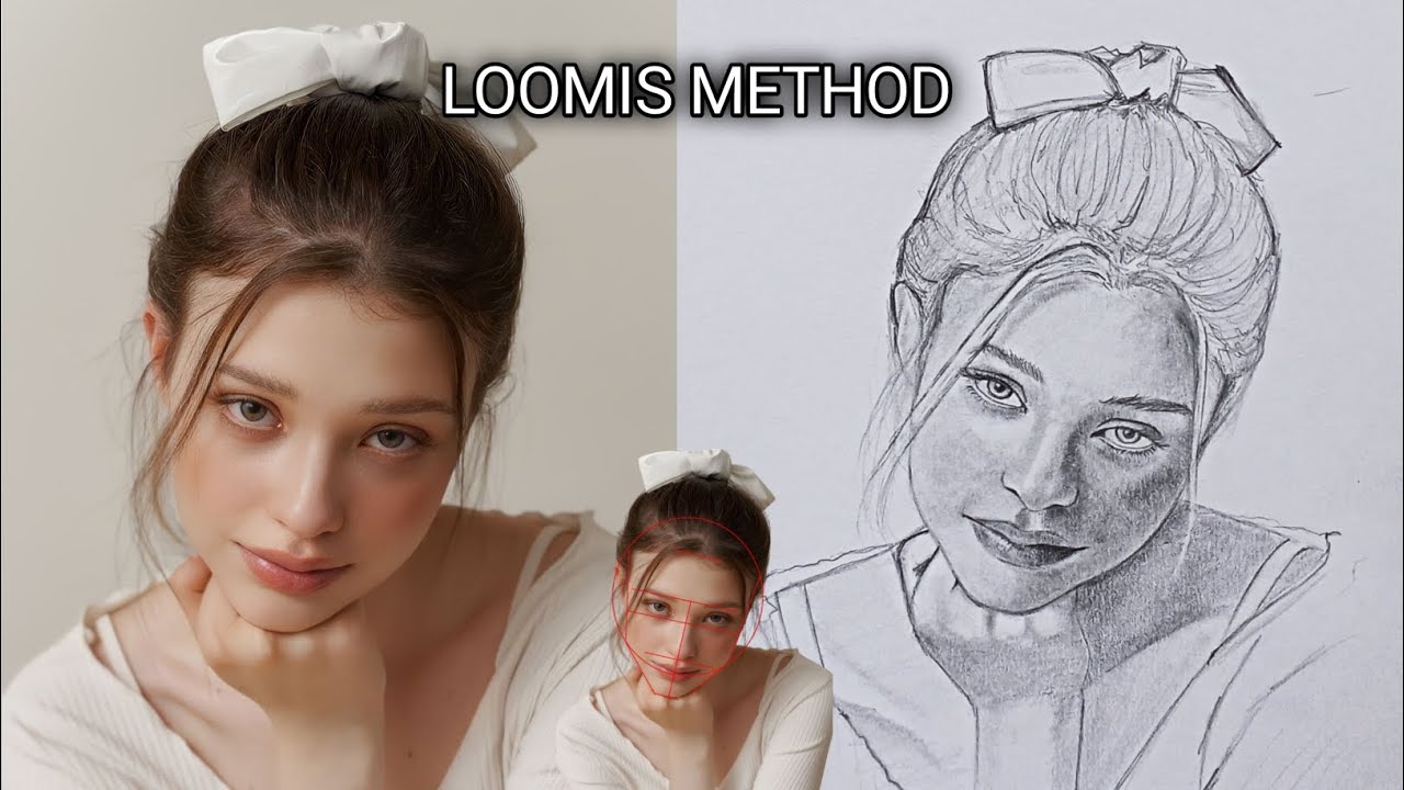 Mastering Beauty: Draw a Stunning Female Portrait with the Loomis ...