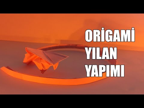 Origami Yılan Yapımı / Origami Snake Making