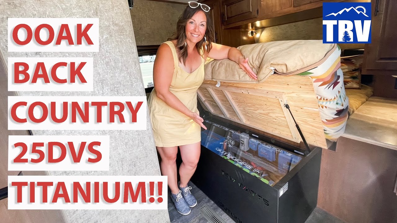 NEW!! Outdoors RV Back Country 25DVS TITANIUM SERIES With Tiny Watts ...