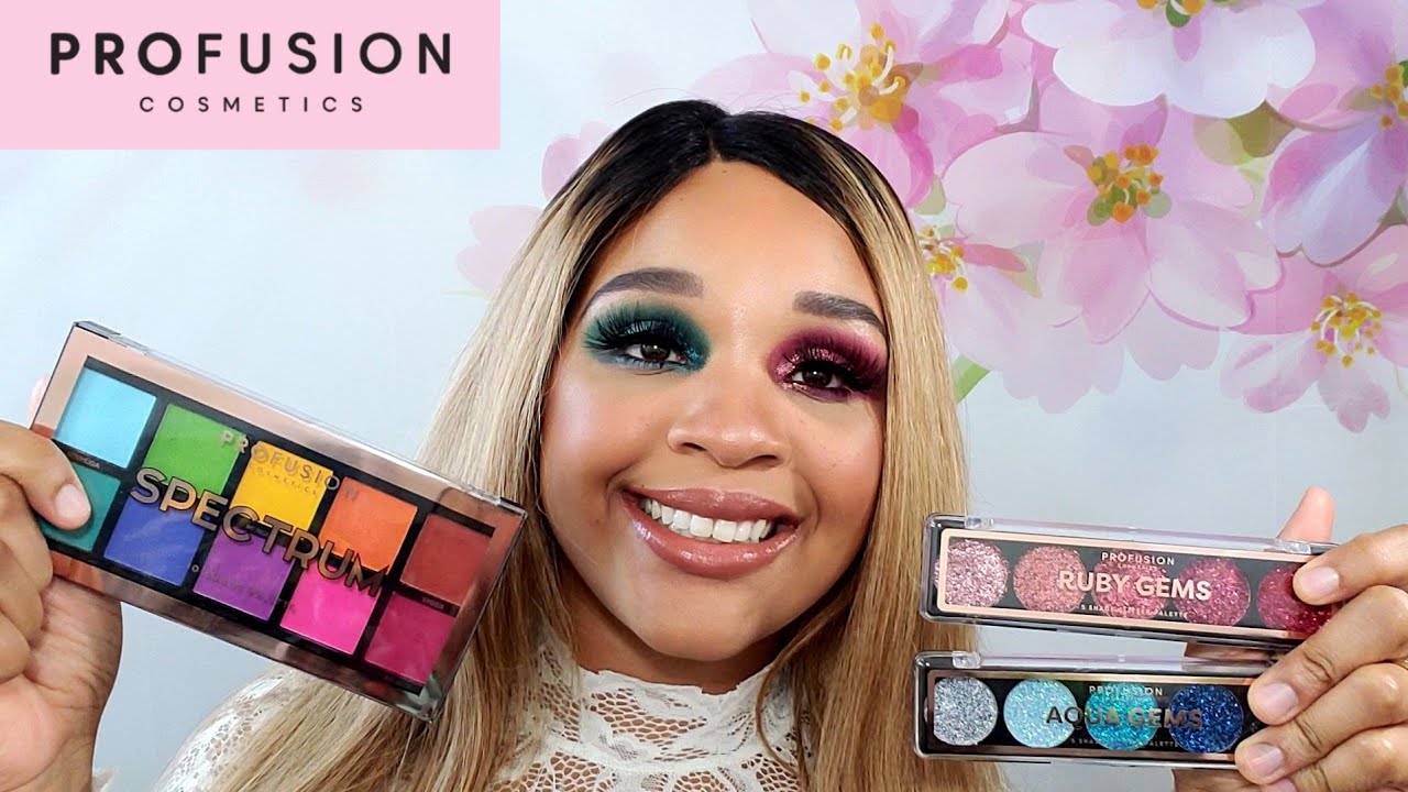 Profusion Cosmetics Spectrum Palette | 2 in 1 Eyelook - YouTube