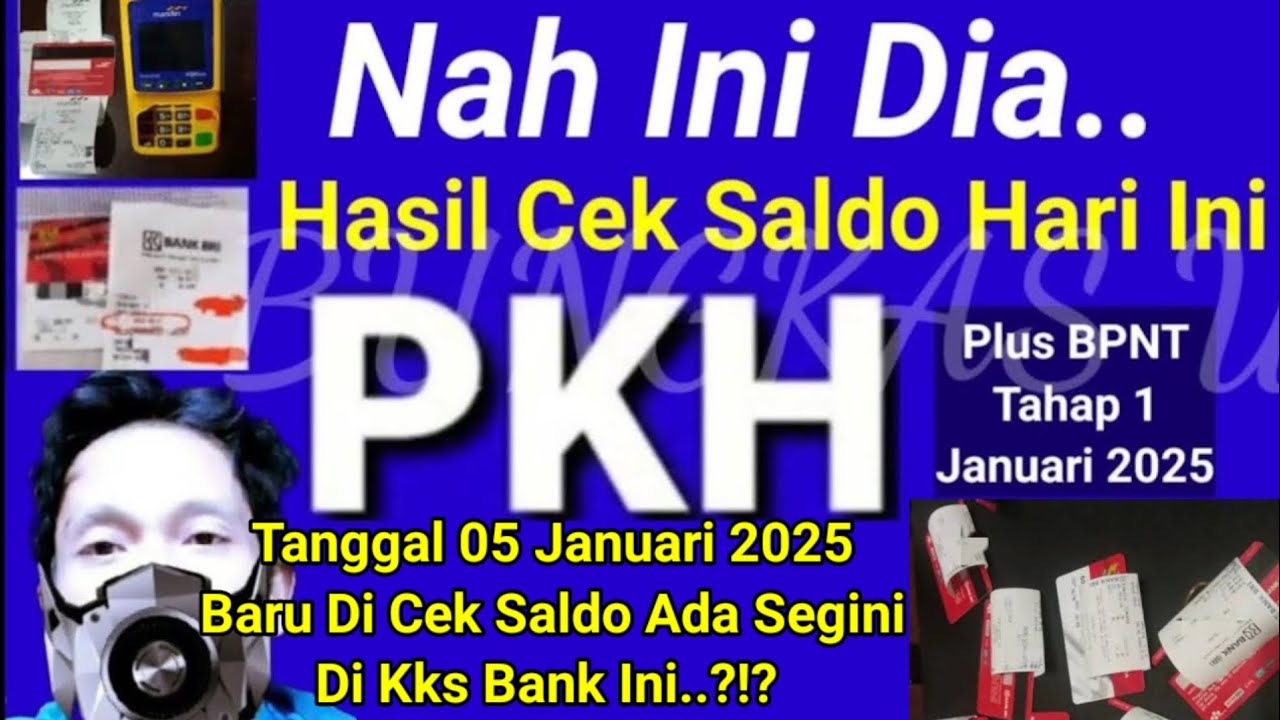 NAH INI DIA HASIL CEK SALDO PKH & BPNT TAHAP 1 HARI INI SPECIAL HARI ...