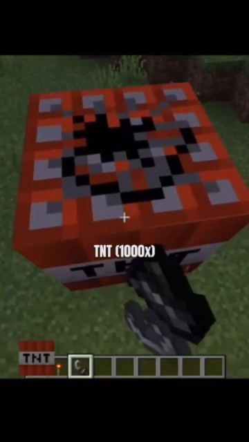 TNT (1000X) ☠️ #minecraft #shorts #☠️ #minecraftshorts - YouTube