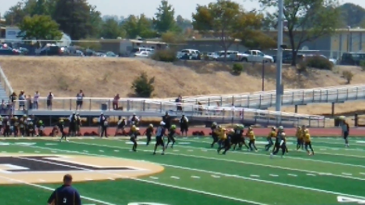 Mekhi Reed 70 yards touchdown vs Hayward Aggies - YouTube