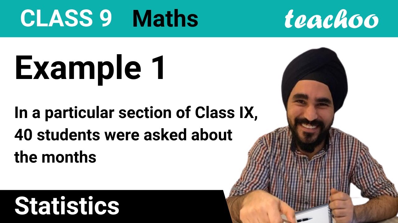 Example 1 - In a particular section of Class IX, 40 students - Teachoo ...