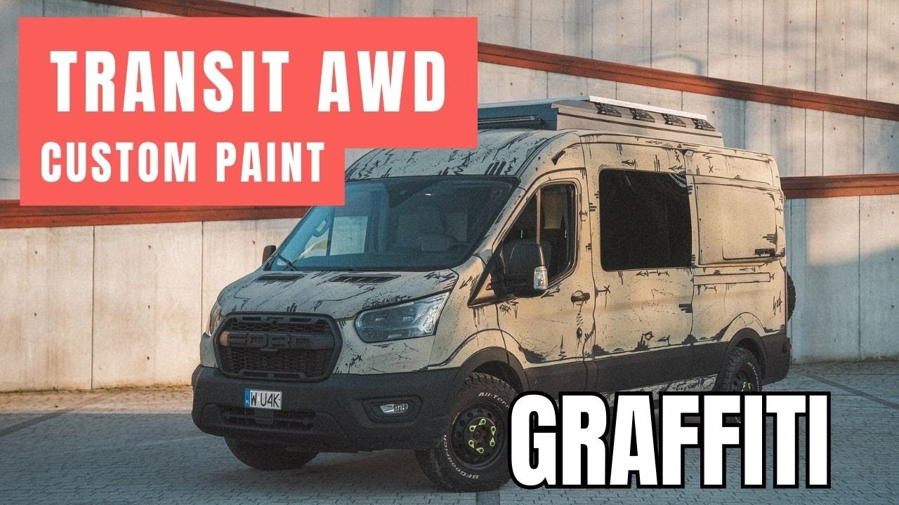 TRANSIT AWD I We Go Crazy with the paintjob! First ever Graffiti ...