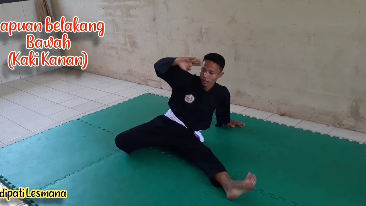 Teknik Serangan SAPUAN DEPAN BAWAH & SAPUAN BELAKANG BAWAH Dalam Pencak ...