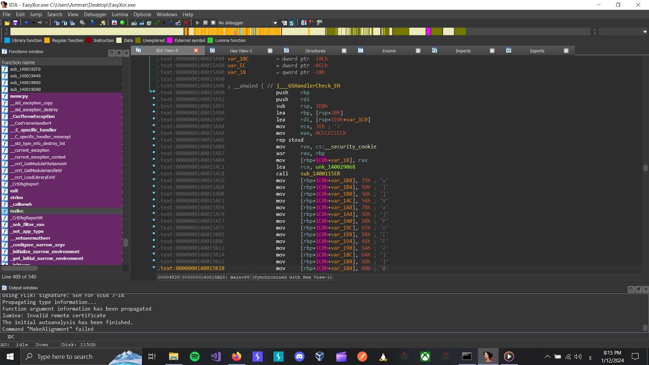حل تحدي بالهندسة العكسية وشرح الxoring بالتفصيل - YouTube