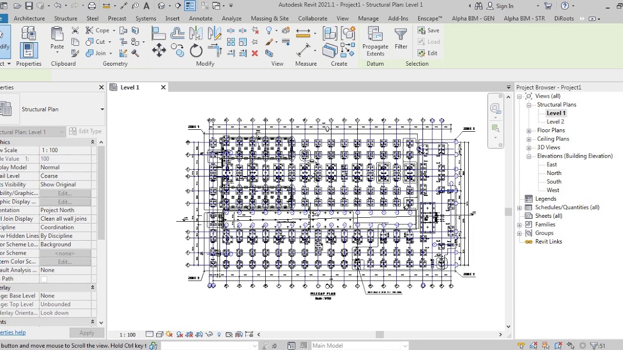 Auto Modeling Pile In Revit - YouTube