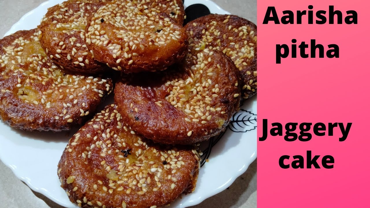 #Aarisha pitha# How to make jaggery cake## odia authentic pitha aarisha ...