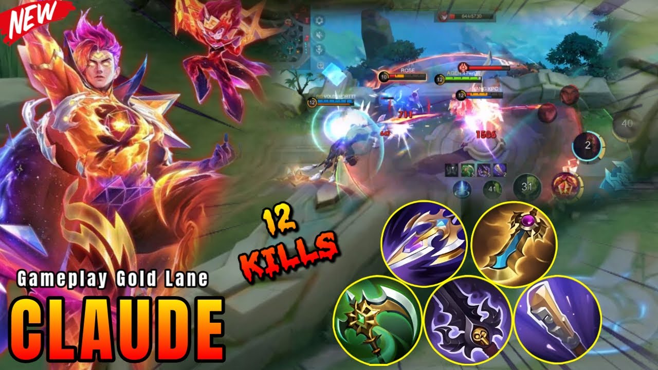 CLAUDE PRIME THE COSMIC BLAZE - BUILD TOP 1 GLOBAL CLAUDE ~ MOBILE ...