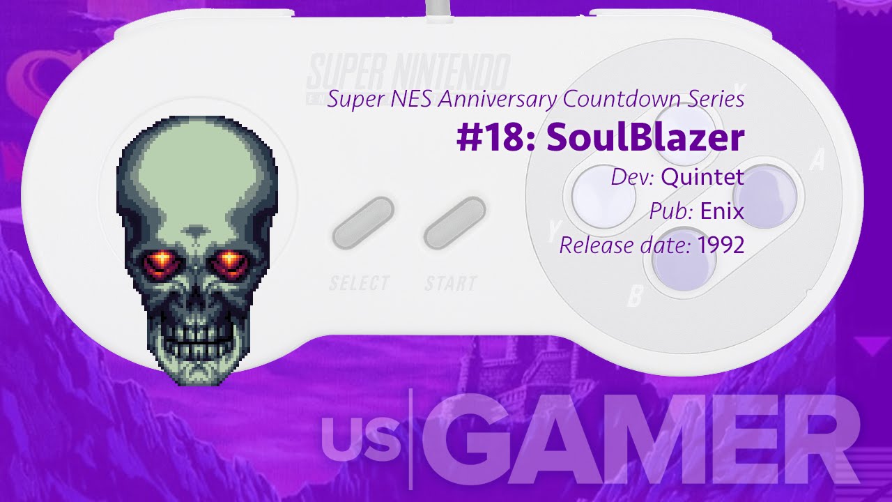 SNES Anniversary Countdown #18: SoulBlazer [Quintet/Enix, 1992] - YouTube