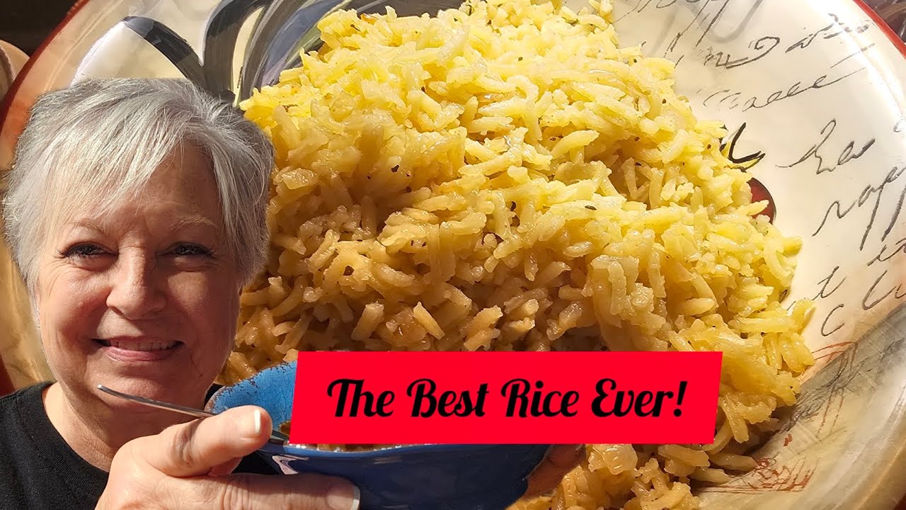 Golden Onion , Butter Rice, The Best Rice Ever! Easy side dish - YouTube