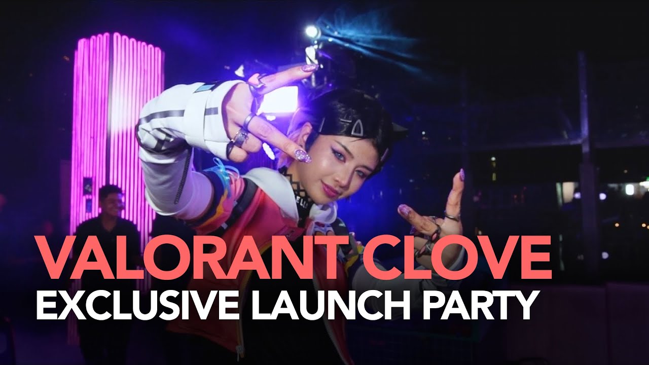 Valorant Clove launch party Interview with Charess, Amara TV, Dubstep ...