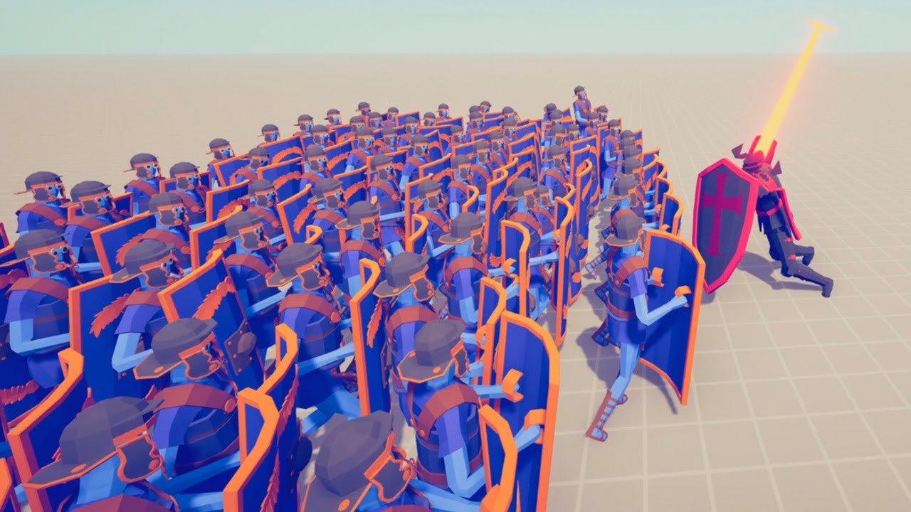 DARK KNIGHT vs SHIELD WALL - Totally Accurate Battle Simulator TABS ...