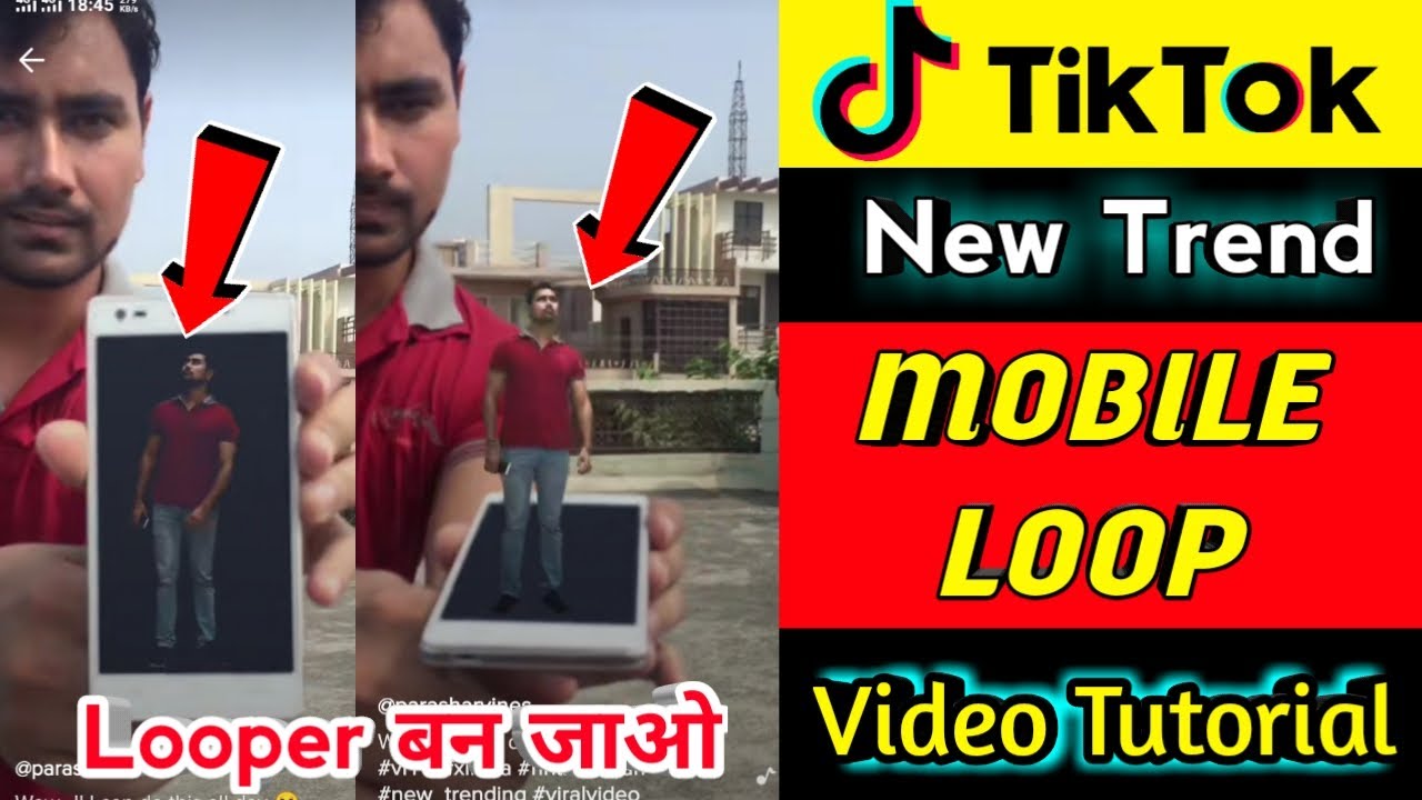 Tiktok new trend loop video | Tiktok mobile loop video editing | New ...