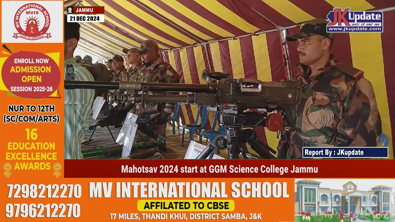 Mahotsav 2024 start at GGM Science College Jammu - YouTube
