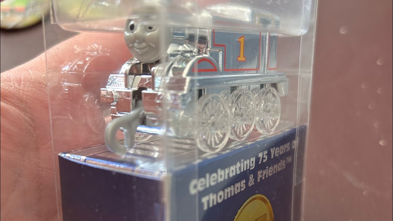 Thomas and Friends - 75th Anniversary Silver Edition Push Long Thomas ...