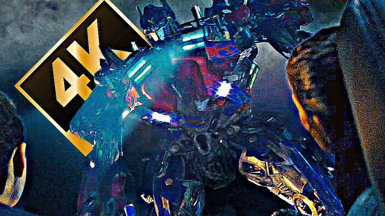 TRANSFORMERS 2007 | Optimus rescues Sam and Mikaela | full HD 4K - YouTube