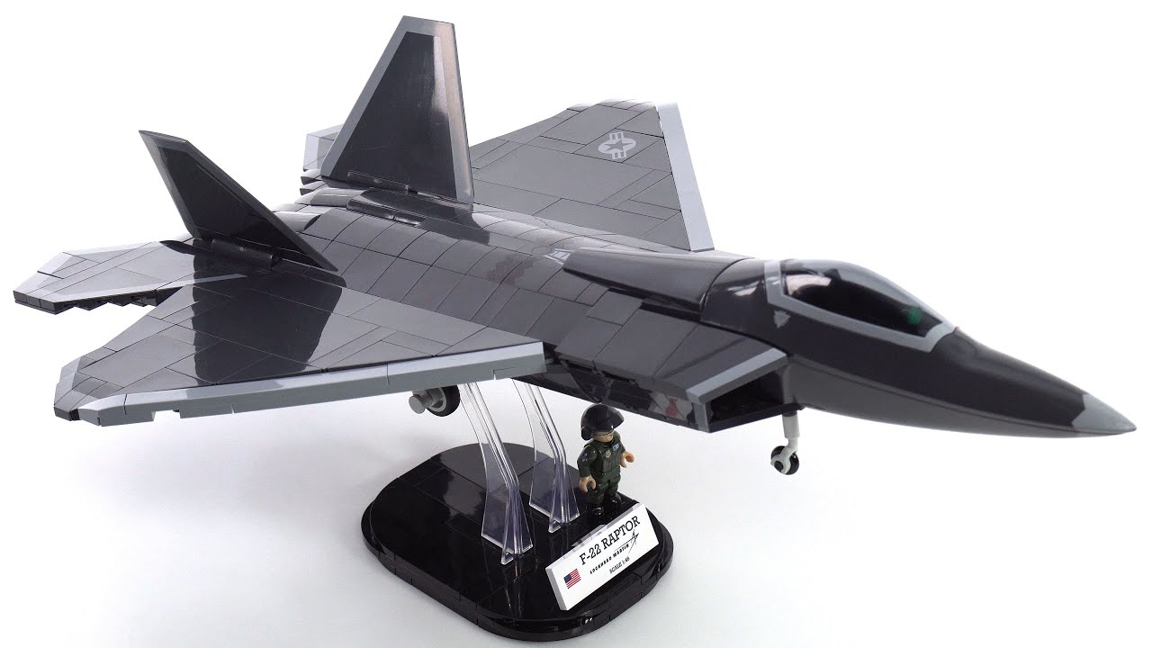 COBI Lockheed F-22 Raptor review! 1:48 scale 5855 #NotSponsored - YouTube