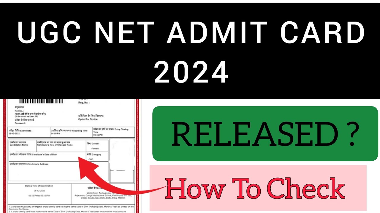 NTA UGC NET Admit Card 2024 | How To Check NTA UGC NET Admit Card 2024 ...