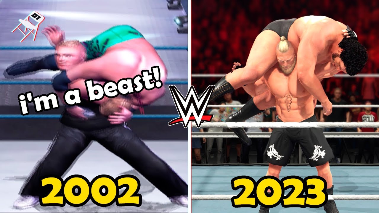 Evolution of "F5" in WWE Games 2002-2023 | Chair01 - YouTube