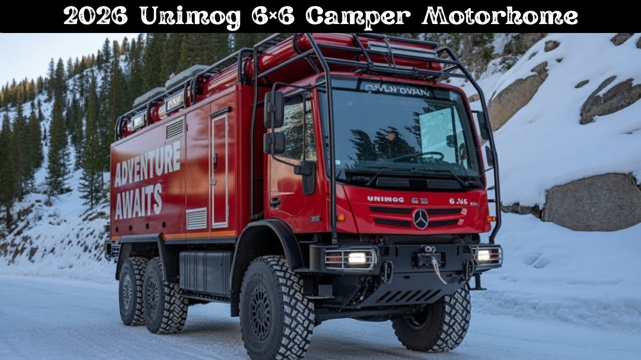 2026 Unimog 6×6 Camper Motorhome 🚛🔥 ULTIMATE Off-Road LUXURY BEAST ...