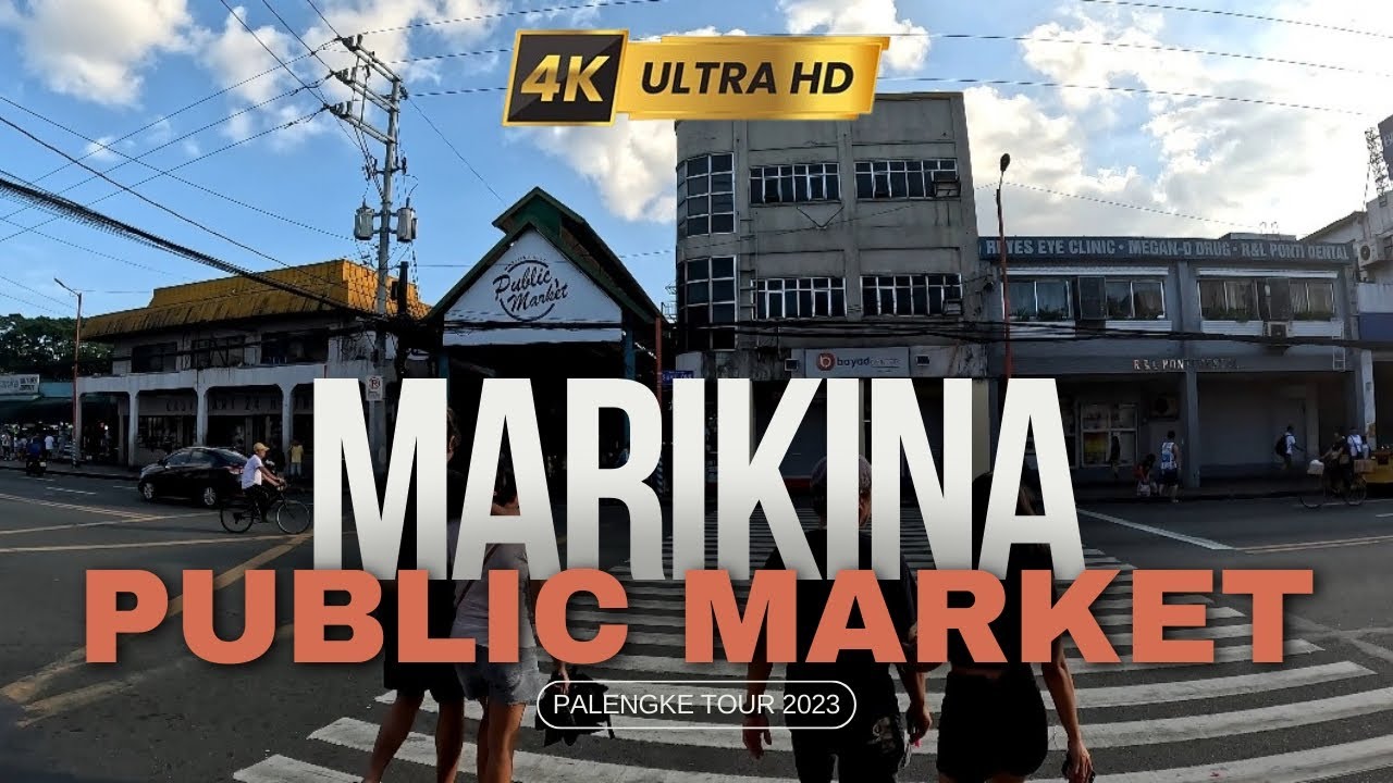 [4K HD] WALKING TOUR | MARIKINA PUBLIC MARKET | 30 MIN Palengke Tour ...