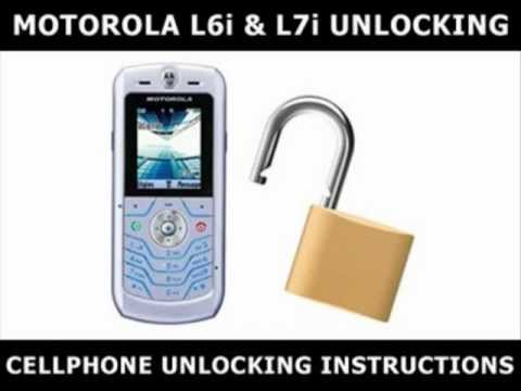 How to Unlock Any Motorola L6i & L7i Using an Unlock Code - YouTube