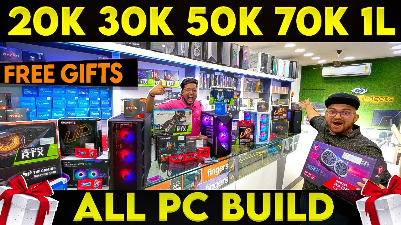 All Budget PC Builds nehru place Delhi | Infinity Gadgets - YouTube