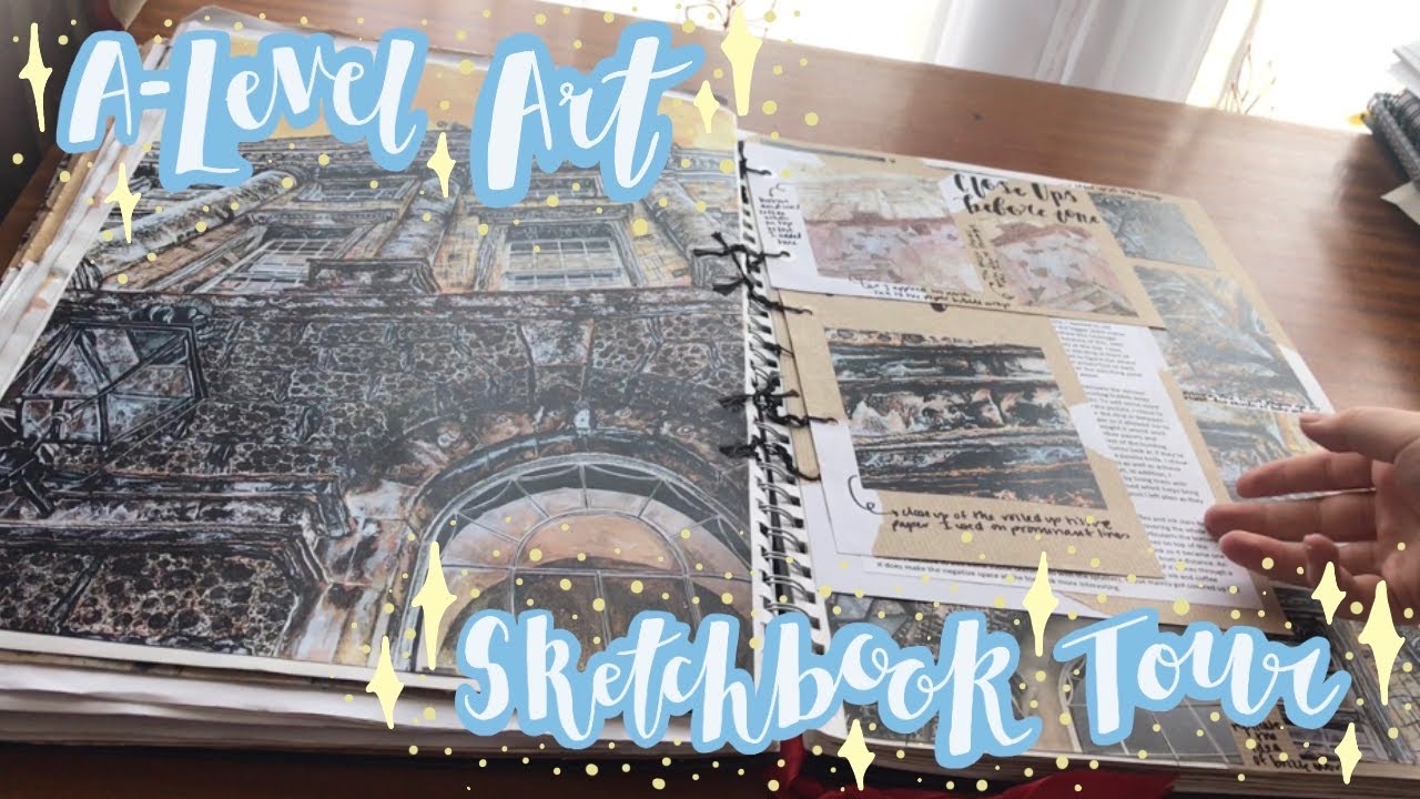 A level Art (GRADE A) Sketchbook Tour - Built Environment - YouTube