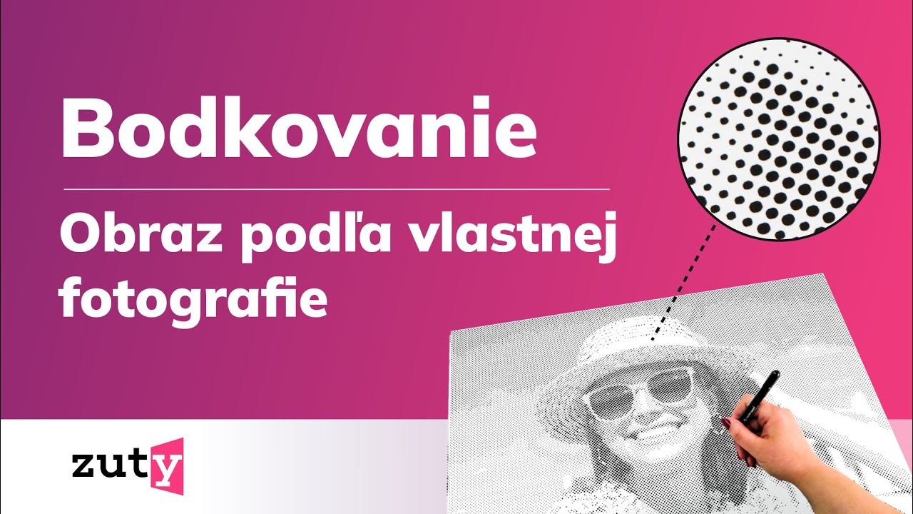 Obraz podľa vlastnej fotografie | ZUTY Bodkovanie - YouTube