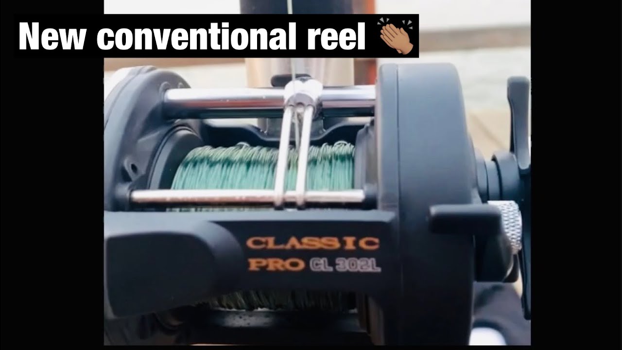 My new Okuma Classic Pro CL 302L conventional reel! - YouTube