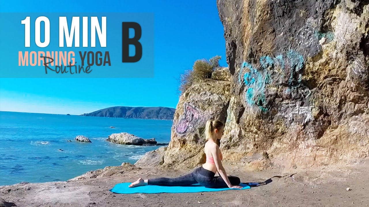 10-Minute Morning Yoga Routine Easy - YouTube