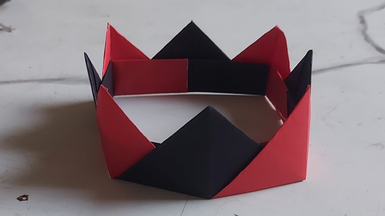 HOW TO MAKE AN EASY PAPER CROWN | EASY AND SIMPLE | PAPER CROWN ...