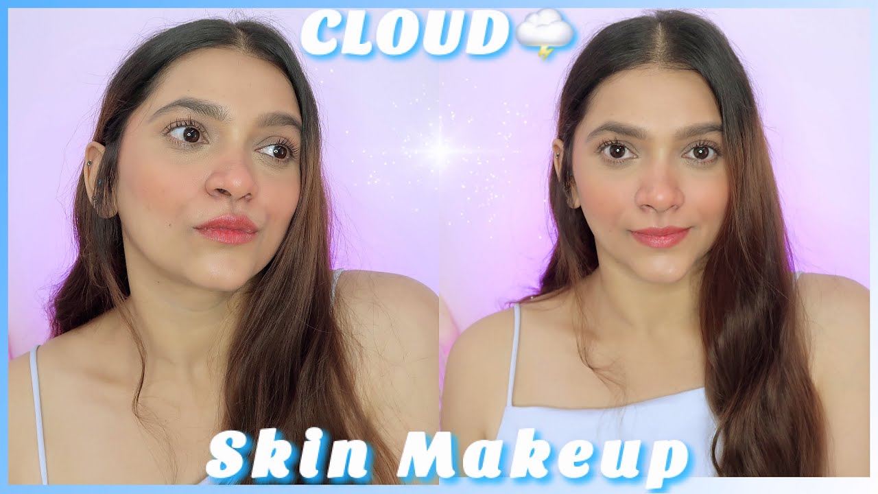 *VIRAL* CLOUD SKIN MAKEUP | NO FOUNDATION EVERYDAY MAKEUP TUTORIAL # ...