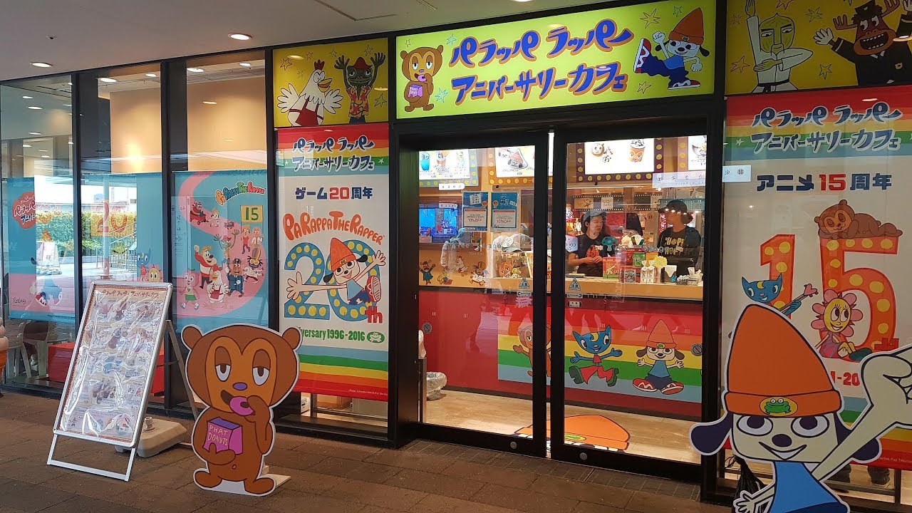 Parappa the Rapper Cafe & Gift Shop - YouTube
