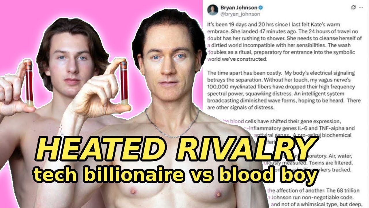 Bryan Johnson’s unhinged erotica (he’s dating his assistant now) - YouTube