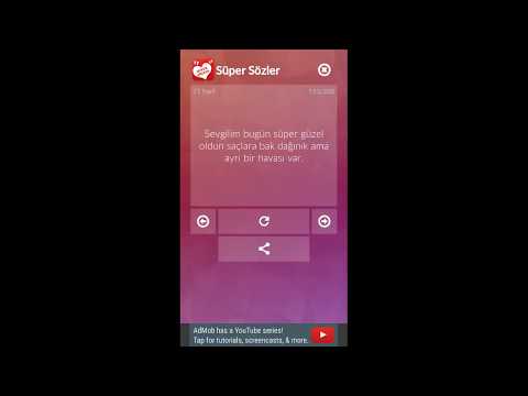 Süper Güzel Sözler, Hazır Mesaj Sözleri Android Uygulaması