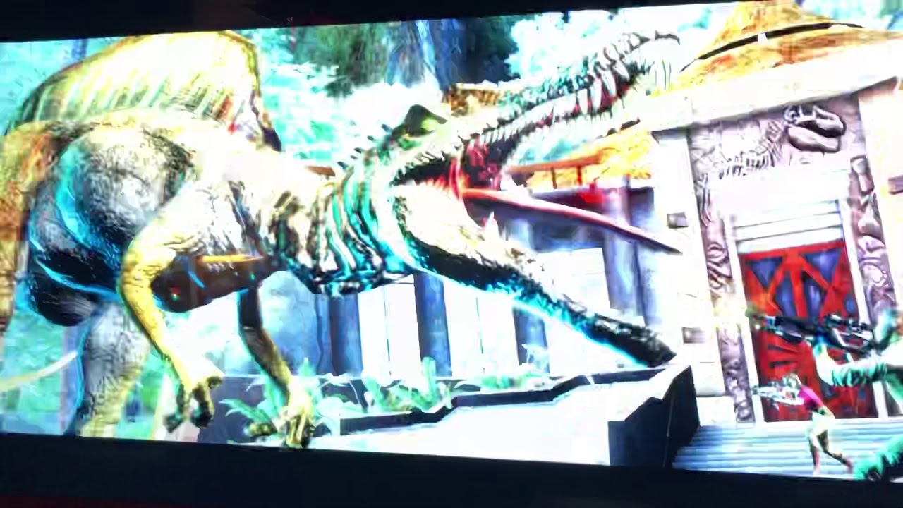 Jurassic Park Raw Thrills Arcade Father and Son - YouTube