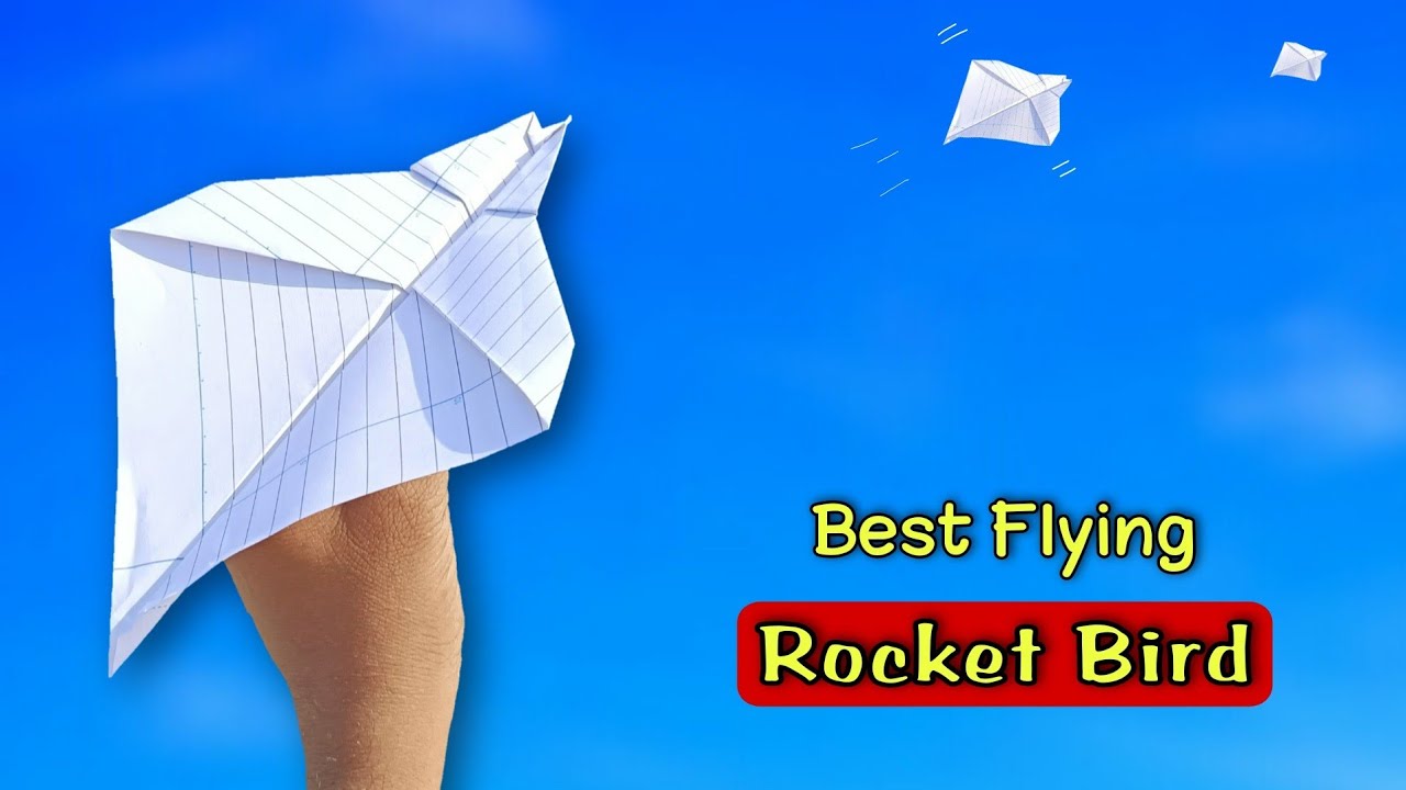 best rocket bird flying plane, rocket fly plane, how to make notebook ...