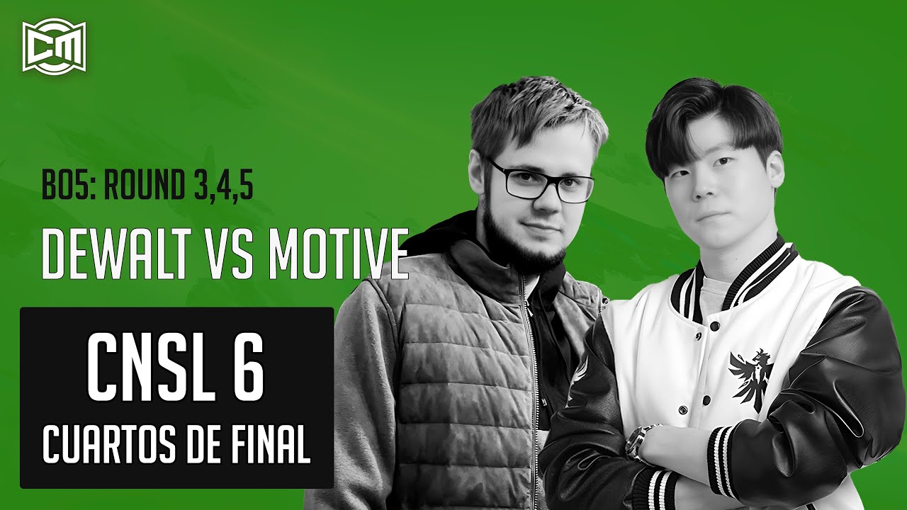 Starcraft Cnsl 6 Cuartos De Final 3 Dewalt Vs Motive Round 3 4 Y 5 Youtube
