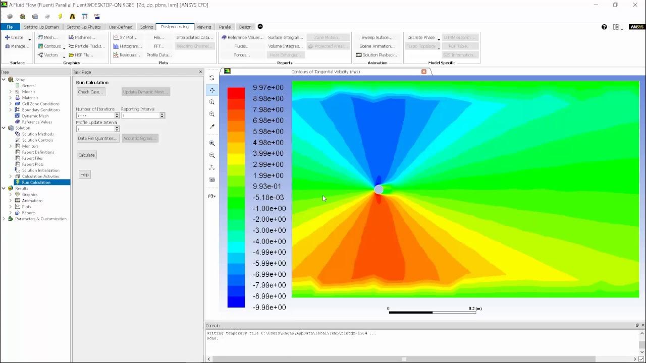 Tutorial CFD-ANSYS FLUENT Flow around a Circular Cylinder Fluent - YouTube