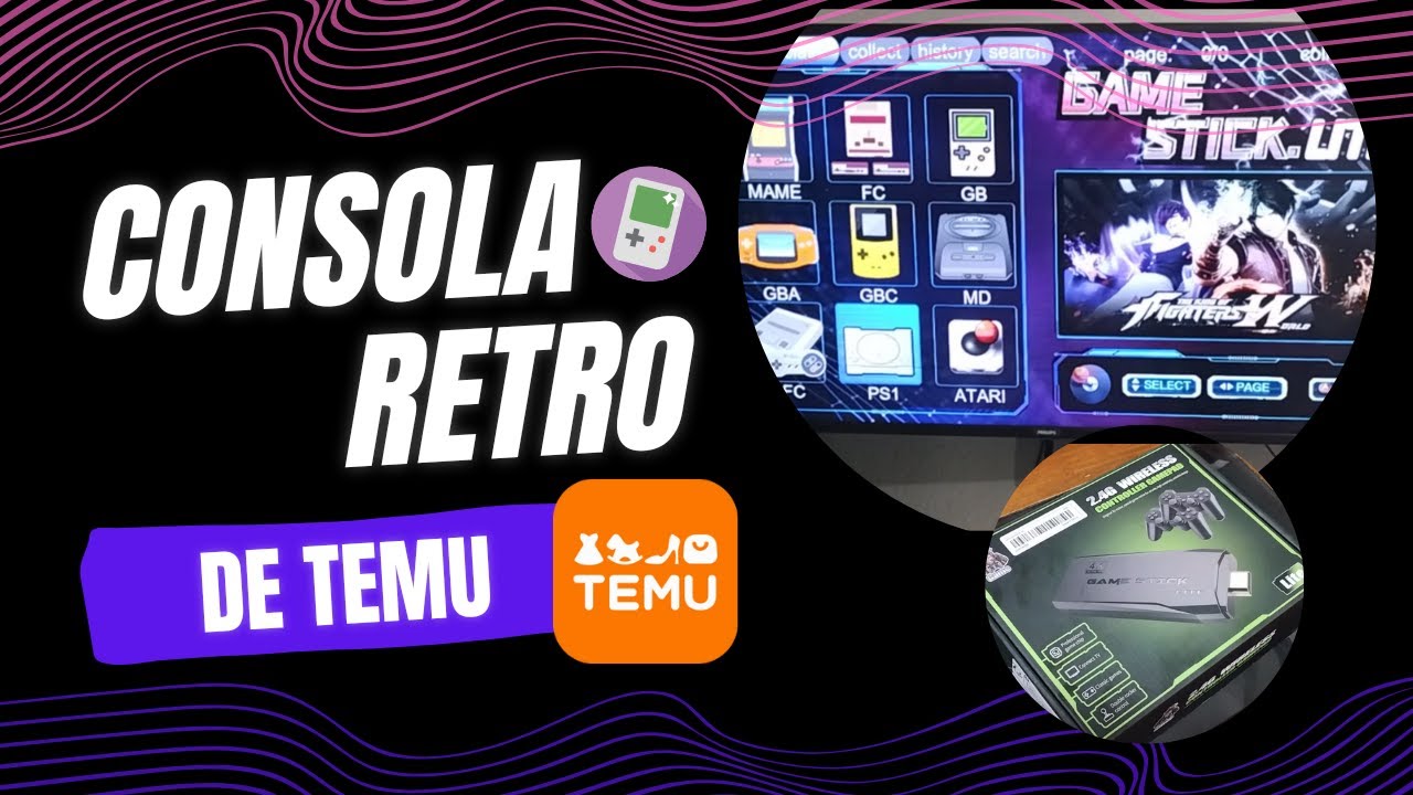 UNBOXING: Compramos una CONSOLA RETRO en TEMU 🕹️🎮 - YouTube