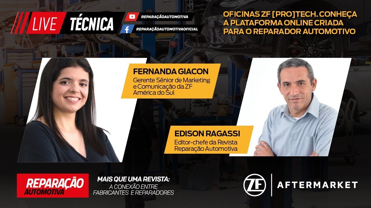 LIVE TÉCNICA - ZF [pro]Tech, conheça o programa da ZF Aftermarket que ...