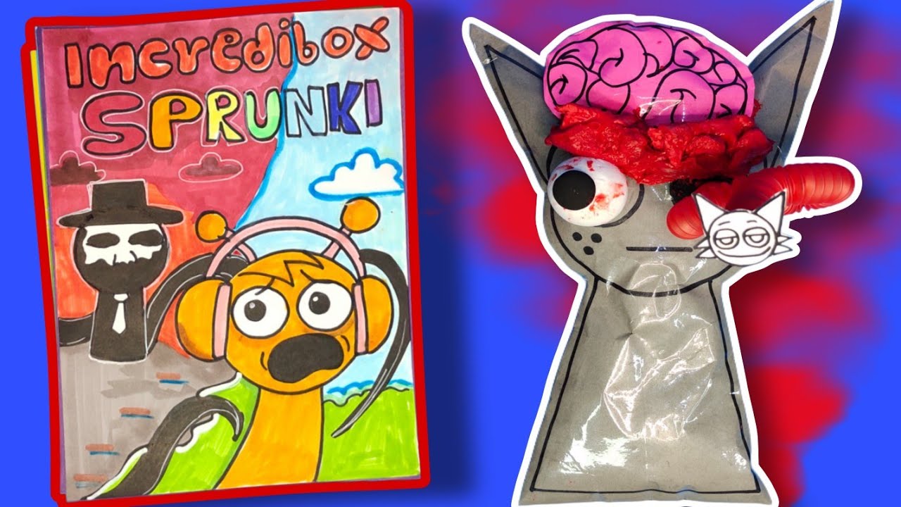 Making INCREDIBOX SPRUNKI HORROR VERSION Game Book😱🎧 ( +Scary Gray ...