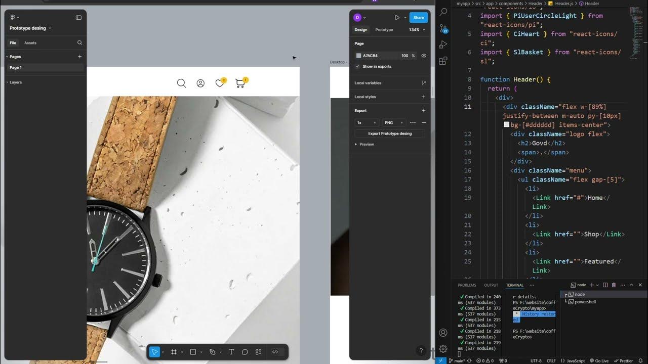 Build and Deploy a Fully Responsive Modern UI/UX Website | React.js ...