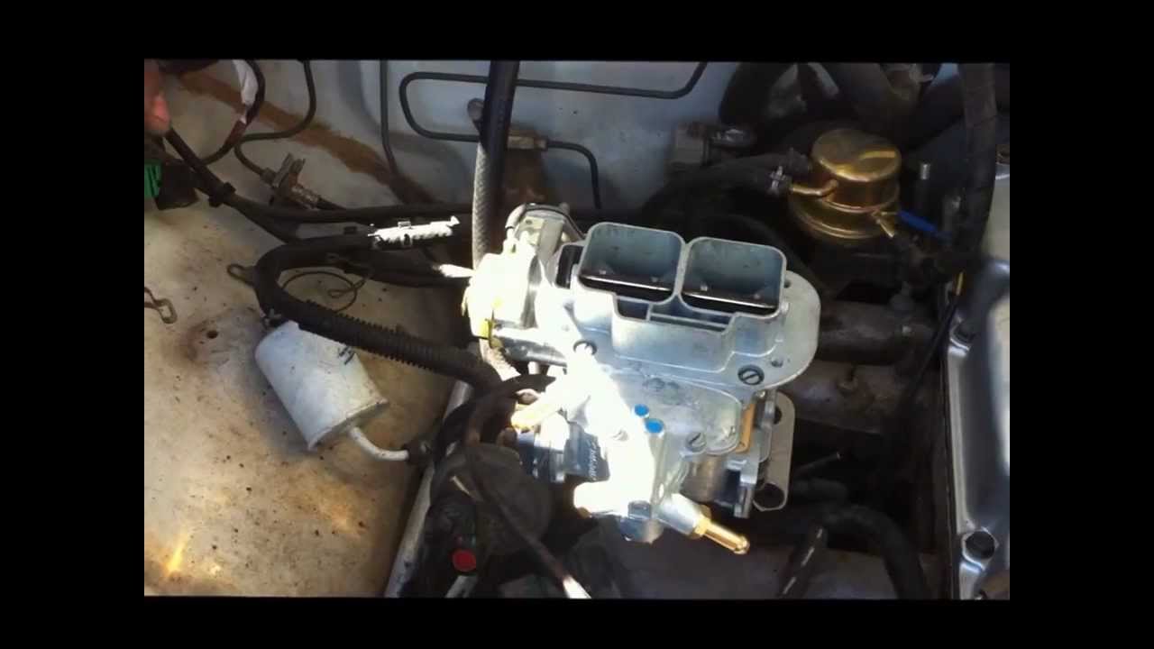 Coversion de Carburador weber 32/36 - YouTube