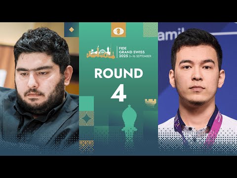 🇮🇷 Parham Maghsoodloo vs Nodirbek Abdusattorov 🇺🇿 | FIDE Grand Swiss 2025 | Round 4 | Board 1