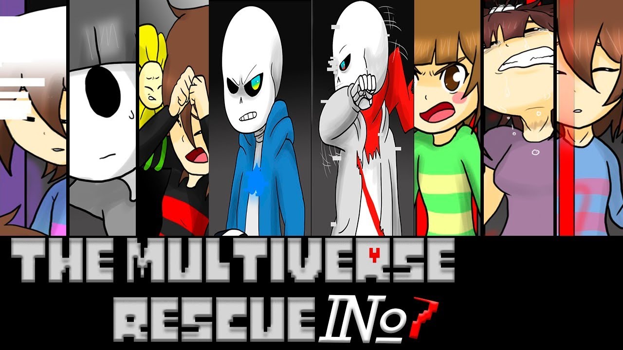 Comics The Multiverse Rescue | Undertale Глава 3 часть 7 (Озвученный ...
